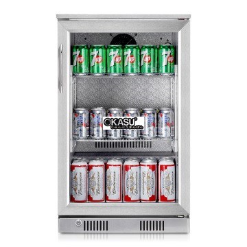 Tủ làm lạnh mini quầy bar 1 cánh kính OKASU SC-108FS | VINACOMM