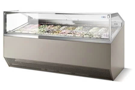 Tủ trưng bày và bảo quản gelato ISA Supercapri L 1682 x D 1110 x H 1175 ...