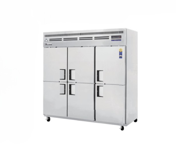 Tủ mát đứng 6 cánh inox Everest B190-6RRRS-E | VINACOMM