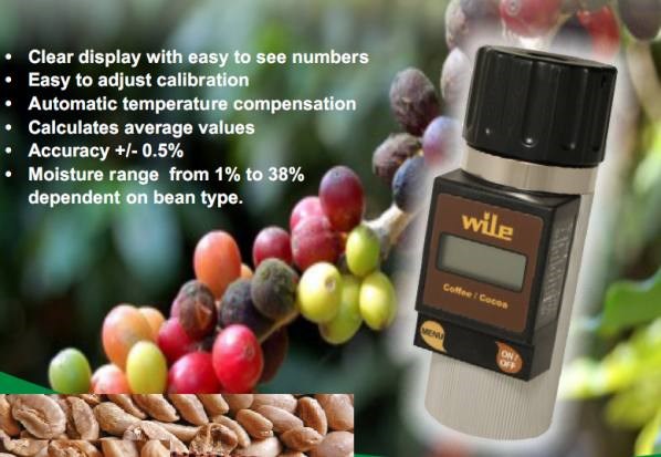 Máy đo độ ẩm hạt cà phê, ca cao Wile coffee | VINACOMM
