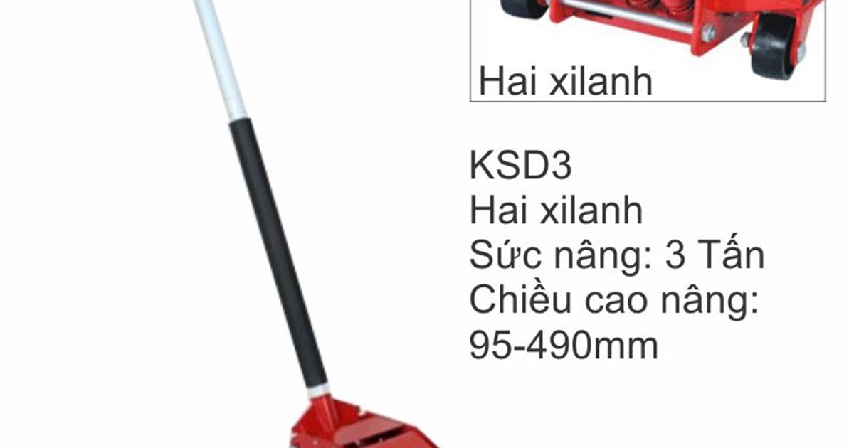 Kích cá sấu loại ngắn 3 tấn KSD3 | VINACOMM