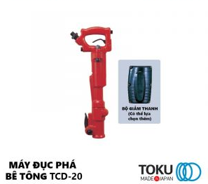 Máy Đục Phá Bê Tông Dùng Hơi Khí Nén Toku TCD-20 Japan | VINACOMM