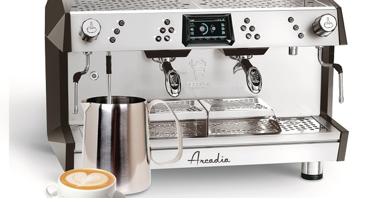 Máy pha cà phê Bezzera Arcadia Brewing Profile 2 groups - Black | VINACOMM