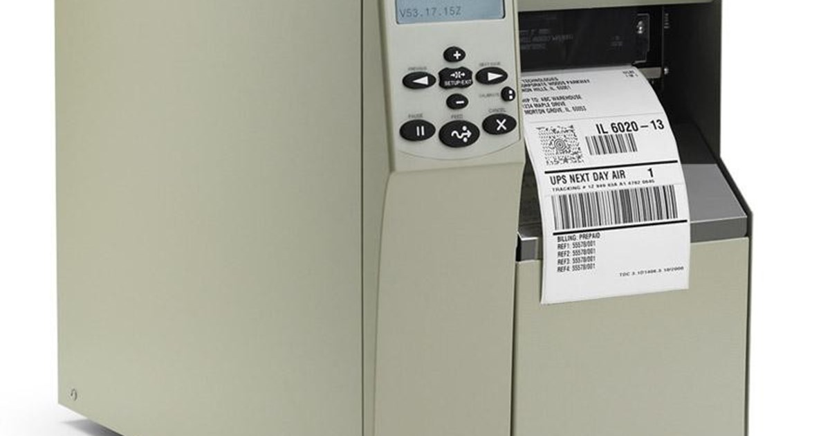 Máy in mã vạch công nghiệp Zebra 105SLPlus | VINACOMM