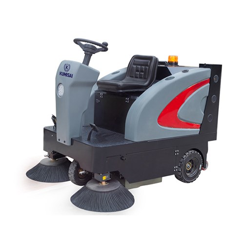 Xe quét rác ngồi lái nhà xưởng Kumisai KMS-1350E | VINACOMM