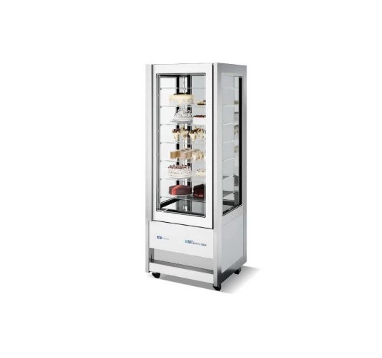 Tủ Trưng Bày ISA Cristal Tower Freezer W75-D75-H206 | VINACOMM