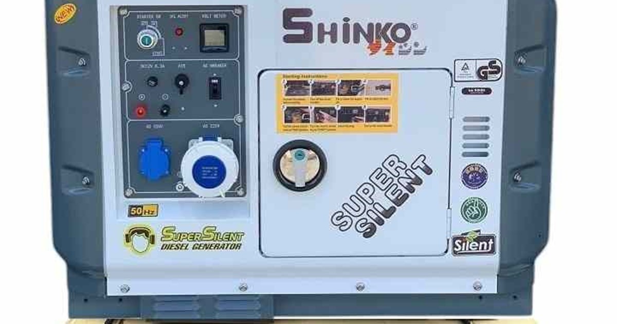 Máy Phát Điện 5KW Shinko SK6500TN (Siêu Chống Ồn) | VINACOMM